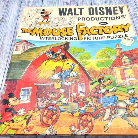 Disney | Toys | Puzzle962 Walt Disney The Mouse Factory Puzzle In ...